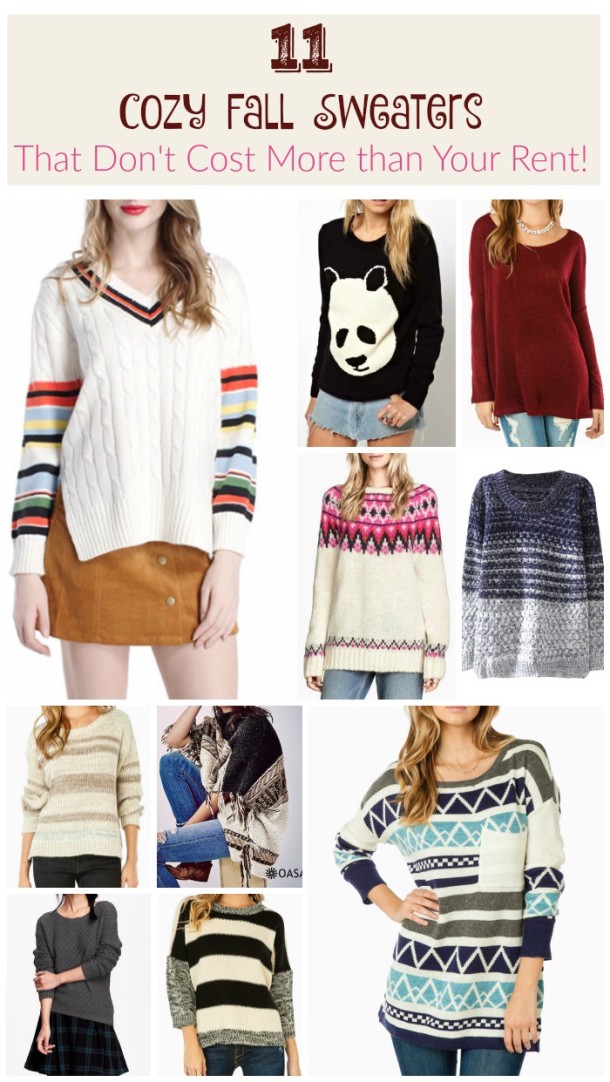 11 Cozy Fall Sweaters That Won't Break Your Budget