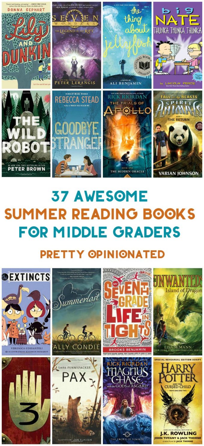 2016 Summer Reading List For Middle Grade Kids