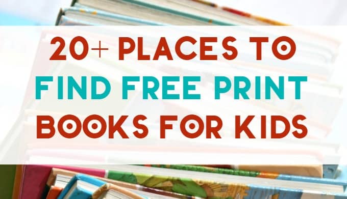 Where To Find Free Print Books For Kids (Besides The Library) | Pretty ...