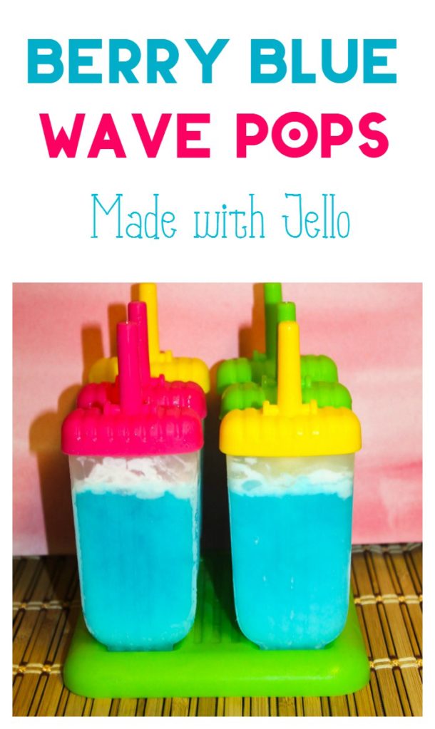 Berry Blue Wave Ice Pops Made With Jello | Pretty Opinionated