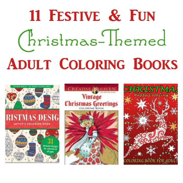 11 Festive & Fun Christmas Coloring Books For Adults