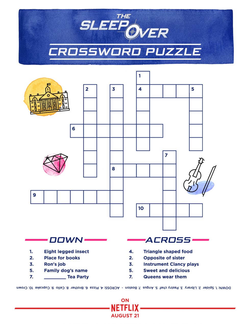 Download Fun Slumber Party Activities & Printables, Courtesy Of Netflix ...